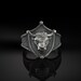 Guardian Lion Pinky Ring for Men in Sterling Silver, Zodiac Leo Jewelry ...