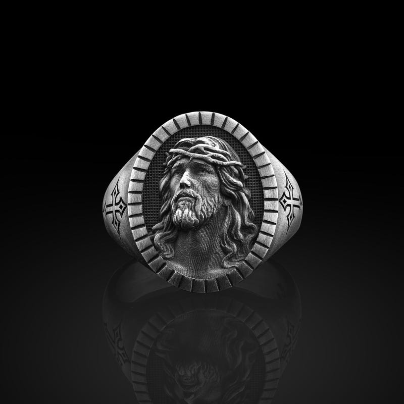 Jesus Ring - Etsy