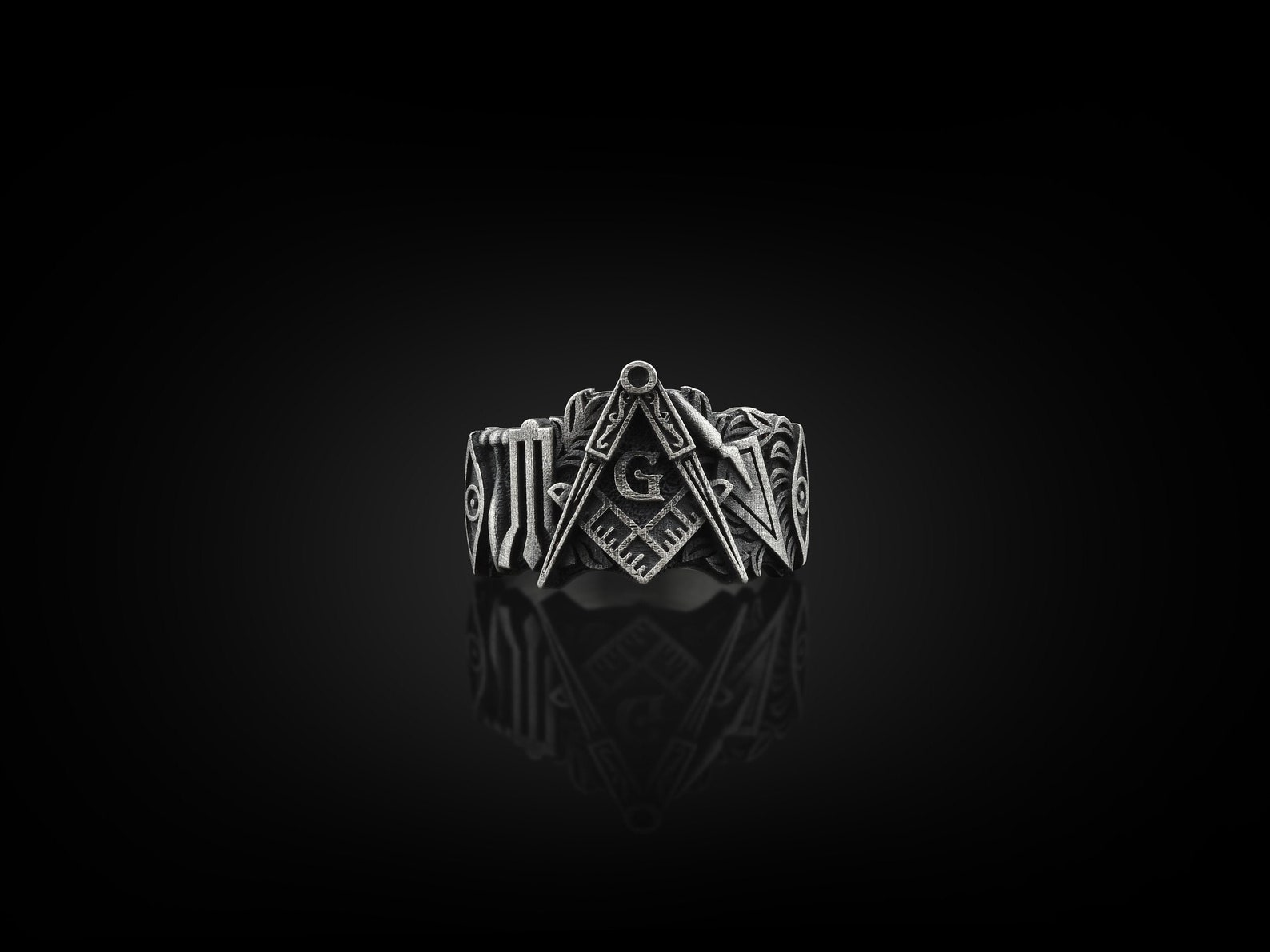 Master Mason Symbol With Engraved Eye of Providence Handmade - Etsy