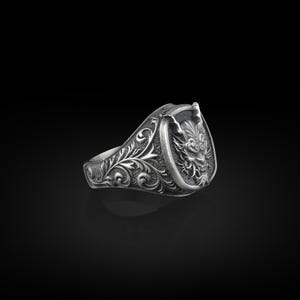 Japanese Oni Mask Demon, Japanese Mythology Jewelry, Sterling Silver ...