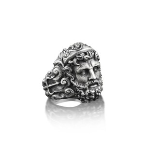 Poseidon Sea God Greek Mythology Ring Ancient Goddess Ring in - Etsy