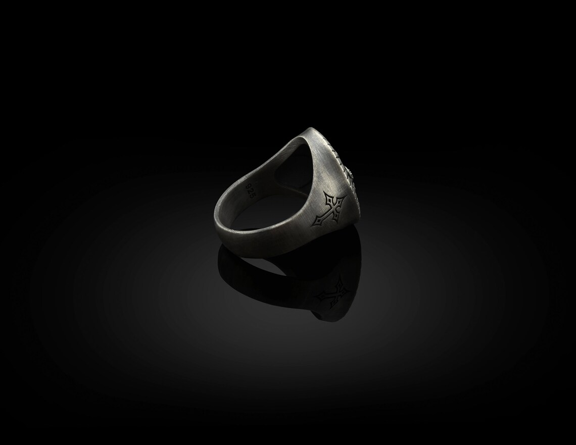 Handmade Saint Joseph Signet Ring for Men Christian Saint - Etsy