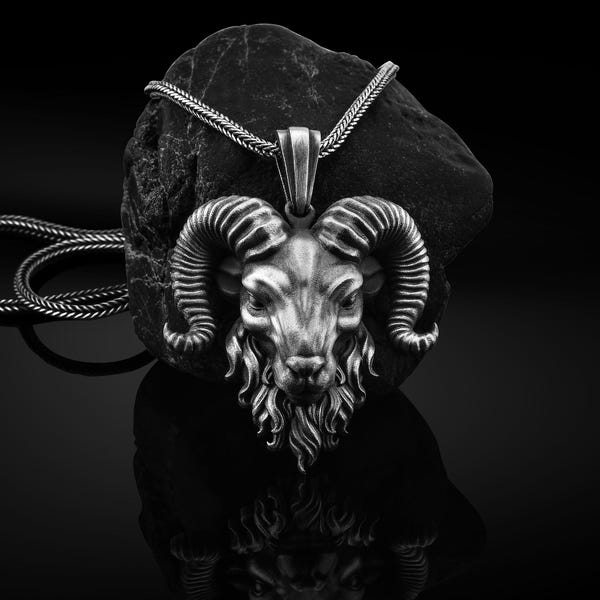 Ram Pendant - Etsy