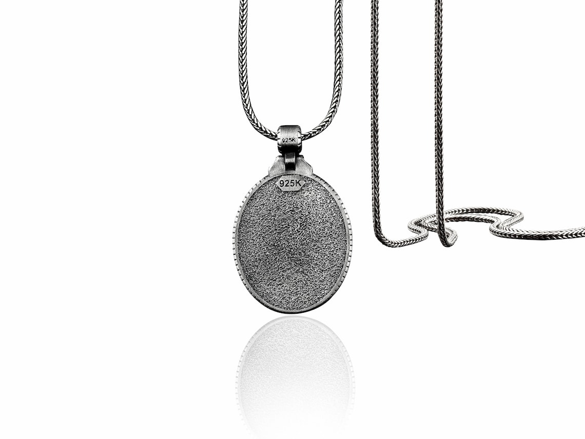 Silver Saint Dominic Men's Necklace St Dominic Pendant | Etsy