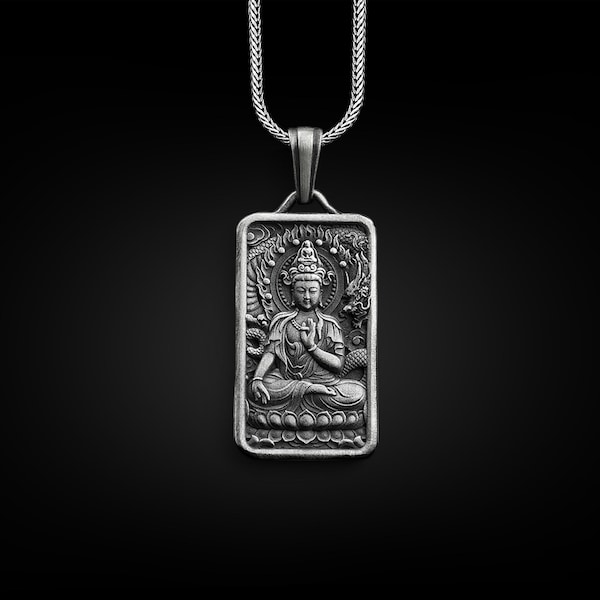 Men Buddha Necklaces - Etsy