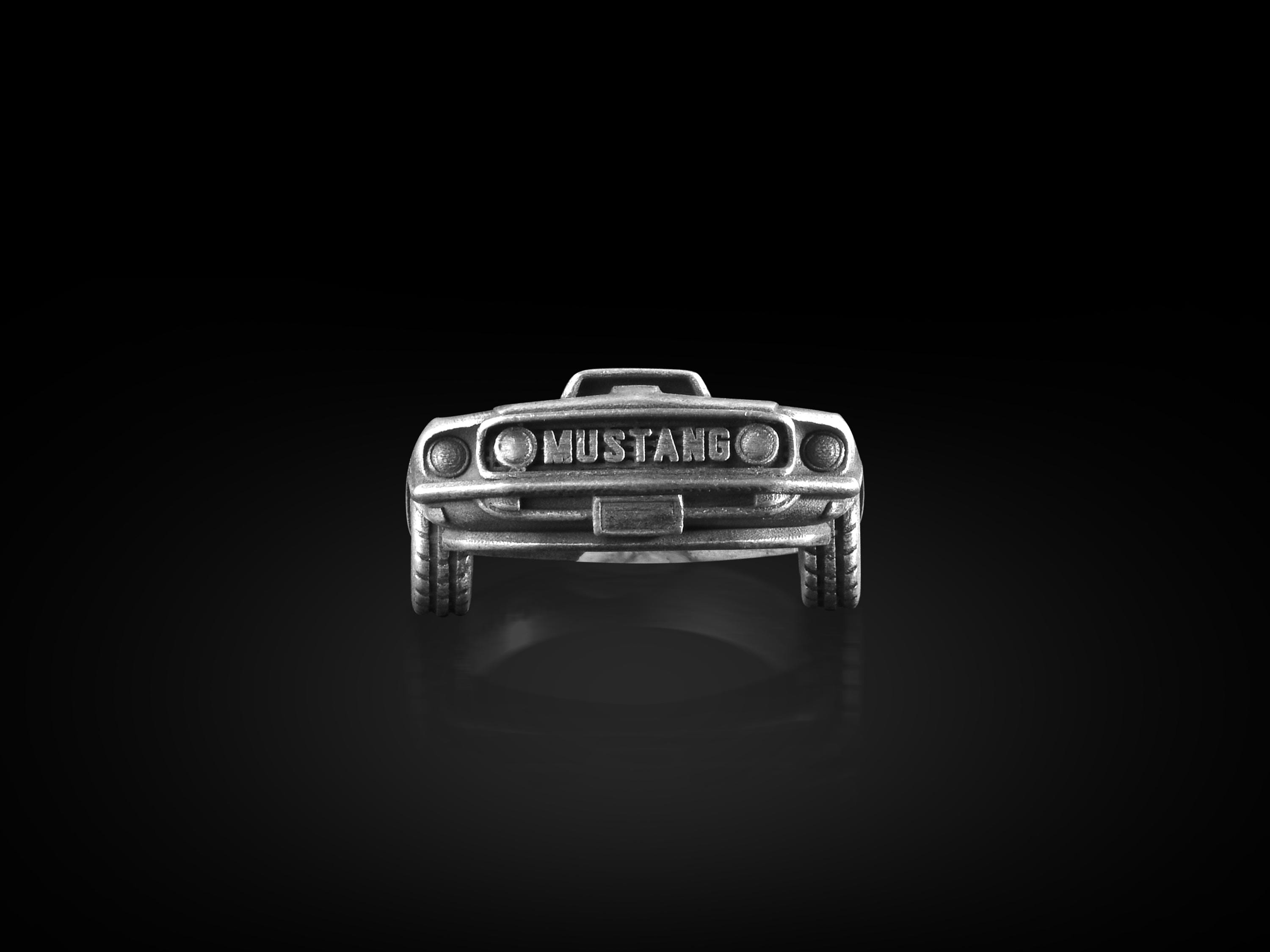Mustang Men Ring, Classic American Muscle Car Ring, 1970 Mustang Ring ...