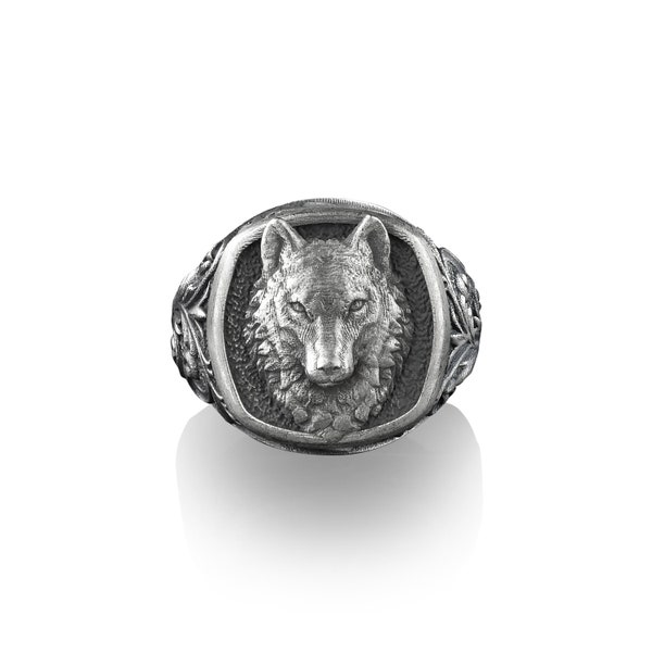 Wolf Rings for Men - Etsy