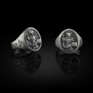 Handmade Saint Dominic Ring Signet Ring for Men's in - Etsy