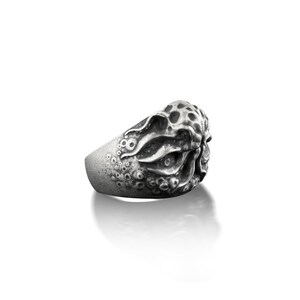 Kraken Goth Male Ring for Boyfriend Octopus Unusual Mens Ring - Etsy