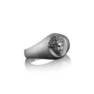 Sterling Silver Hylas Ring for Men, Mythical Hero Ring, Ancient Greek ...