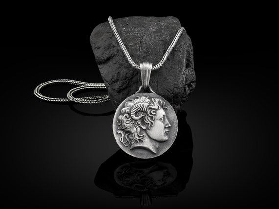 Alexander the Great Handmade Silver Necklace Ancient Greece - Etsy