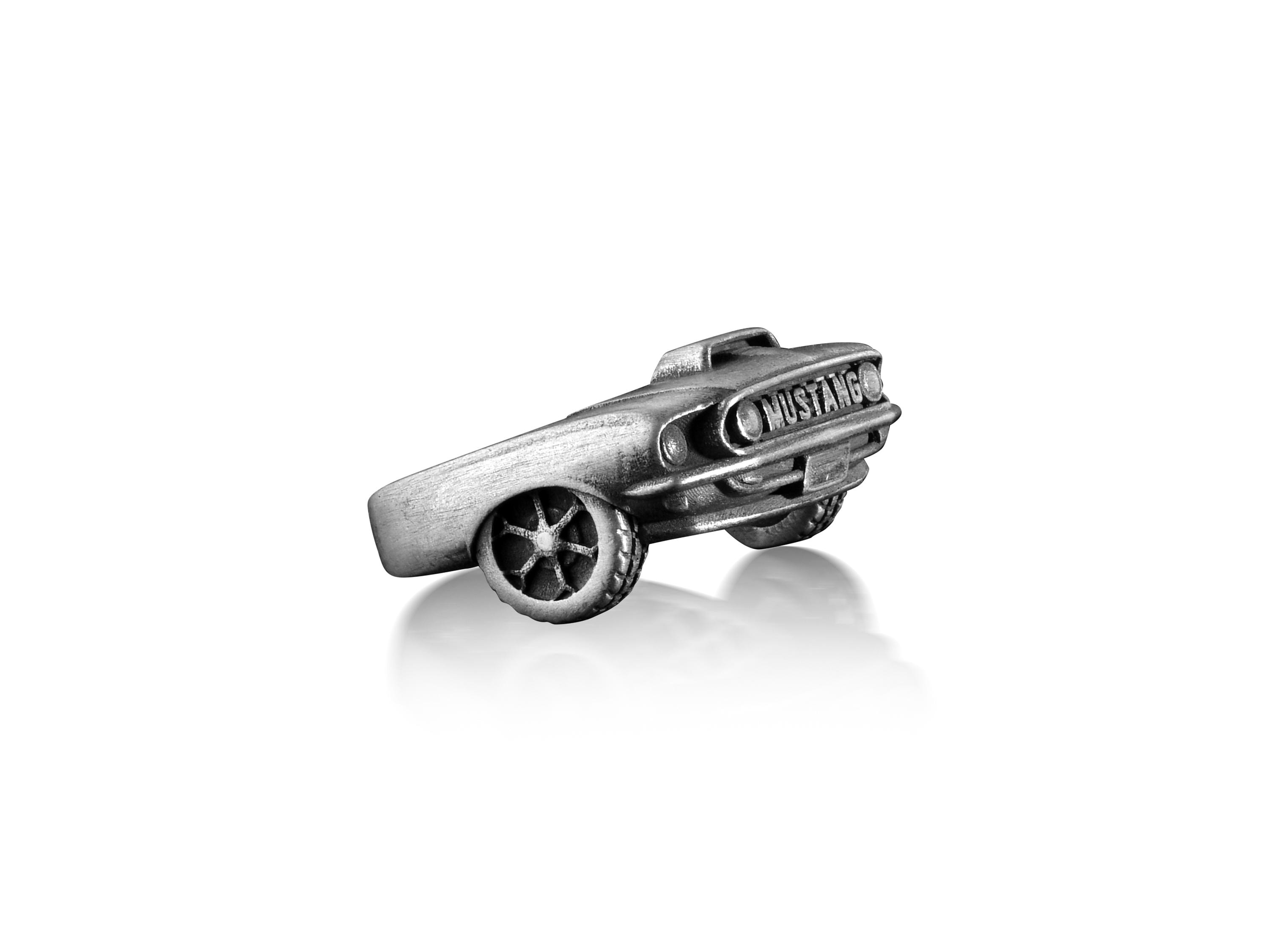 Mustang Men Ring, Classic American Muscle Car Ring, 1970 Mustang Ring ...