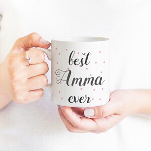 Best Amma Ever Mug, New Amma Gift for Christmas or Birthday, Tea Coffee ...