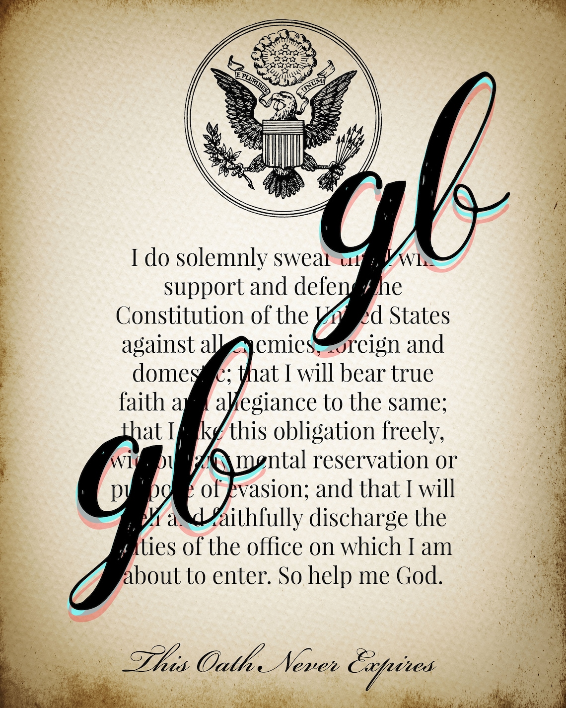 Oath of Commissioned Officer Printable American Decor | Patriotic ...