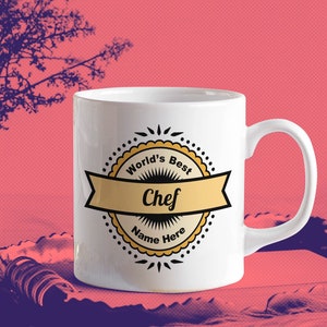 Chef Coffee Mug, Gift for the Best Chefs, Personalized Award Design - Etsy