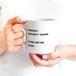 Security Guard Coffee Mug, Fathers Day Mothers Day Gift for Security ...