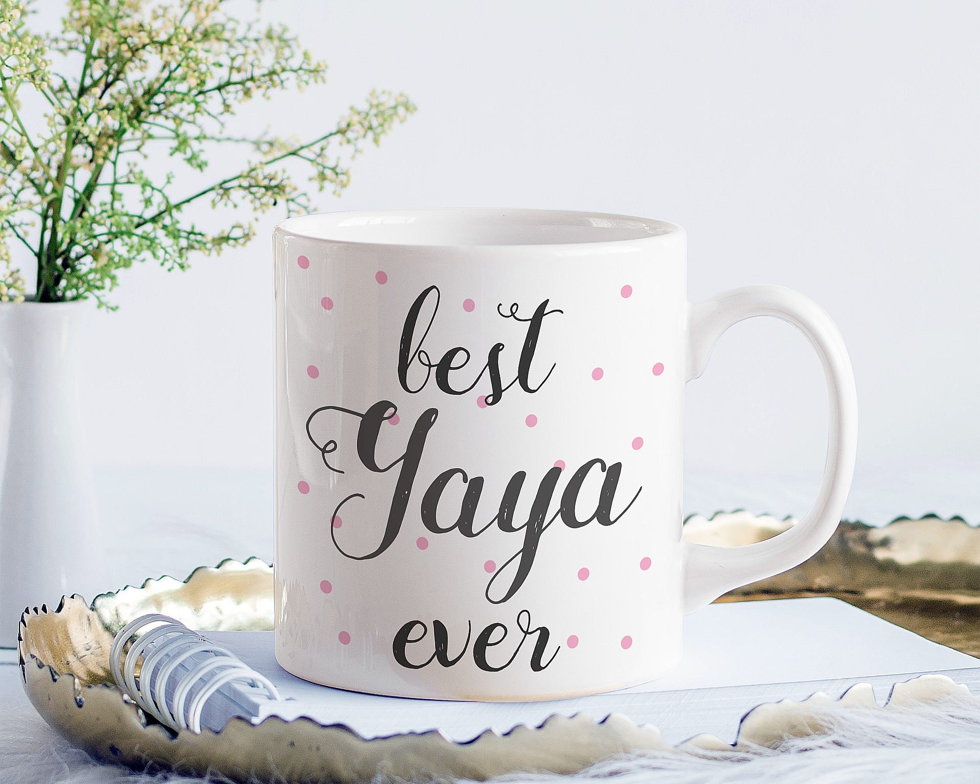 Best Yaya Ever Mug, New Yaya Gift for Christmas or Birthday, Tea Coffee ...