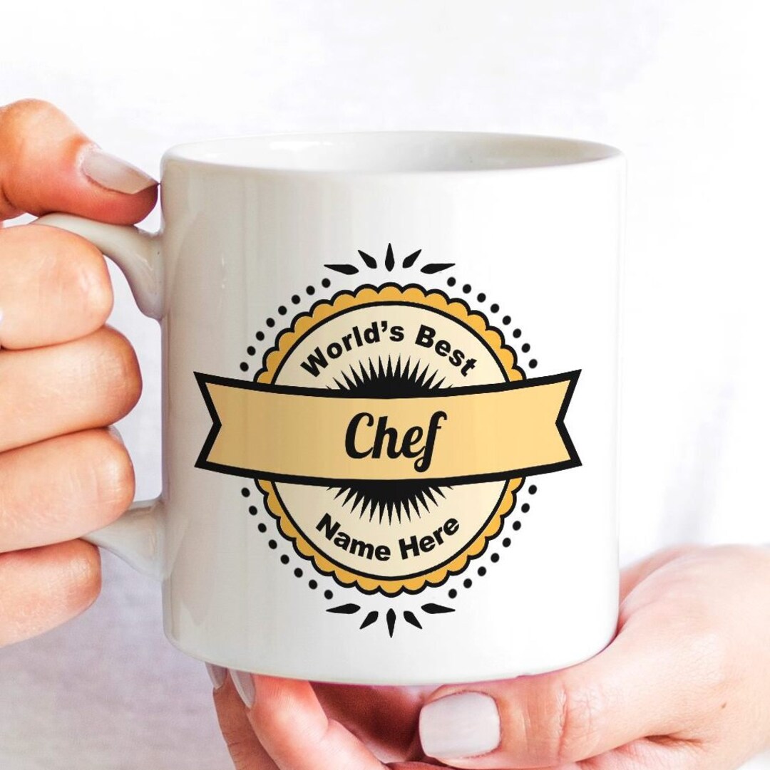 Chef Coffee Mug, Gift for the Best Chefs, Personalized Award Design - Etsy