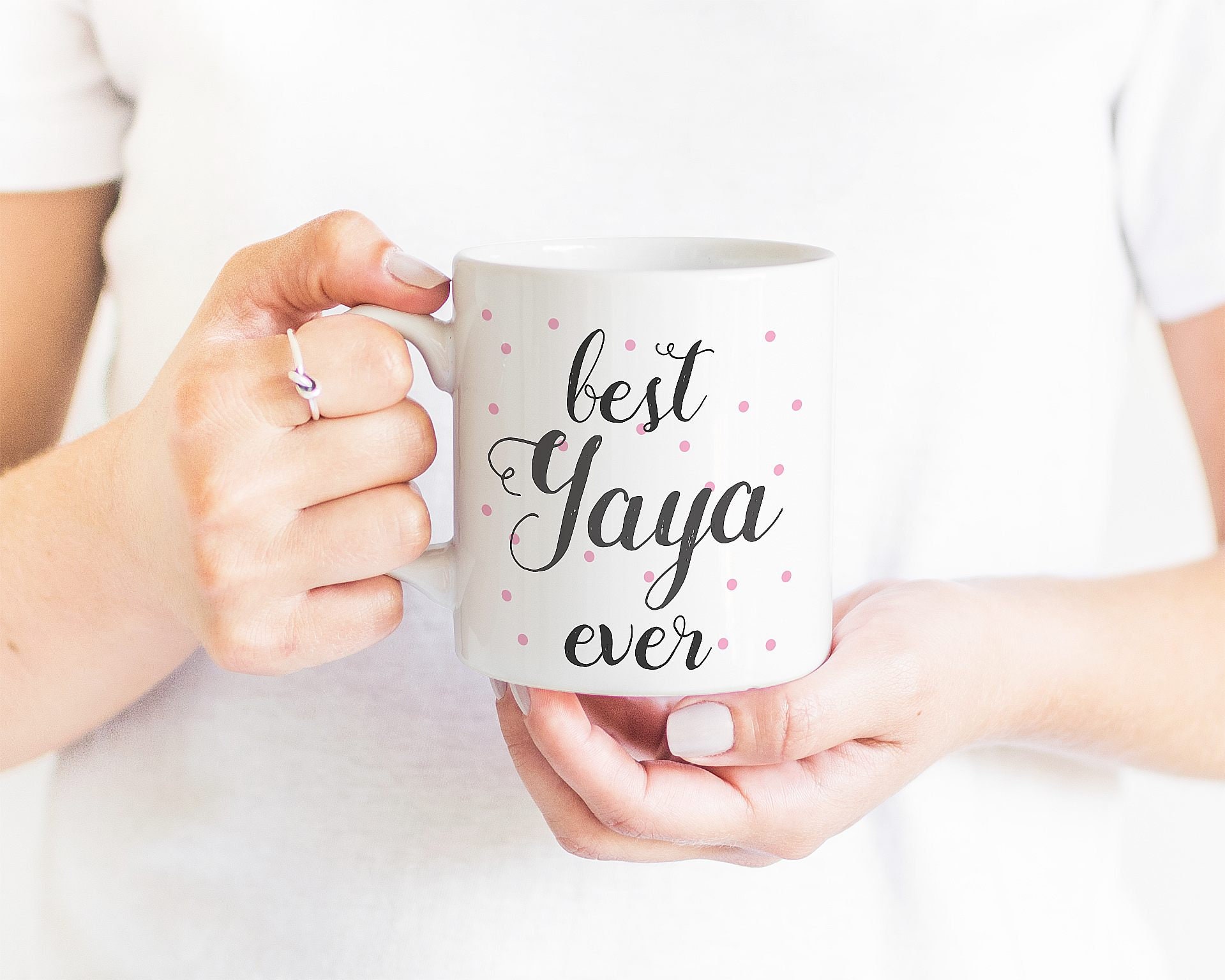 Best Yaya Ever Mug, New Yaya Gift for Christmas or Birthday, Tea Coffee ...