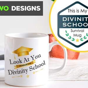 Divinity School Mug, Seminary School Graduation Gift, New Priest MTS ...