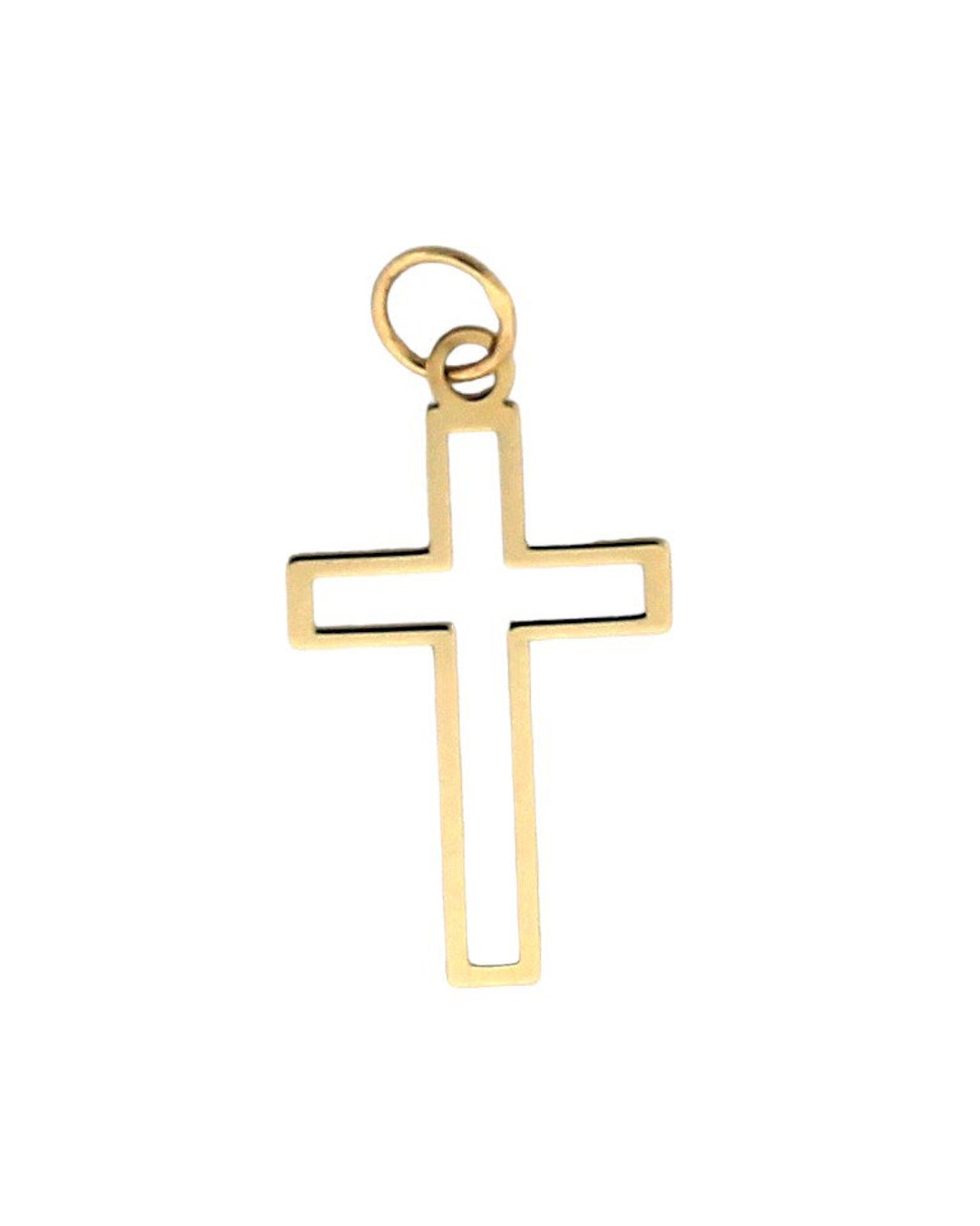 Traditional Croped Cross/ Crucifix, Cropped Cross Gold 19.2k Portuguese ...