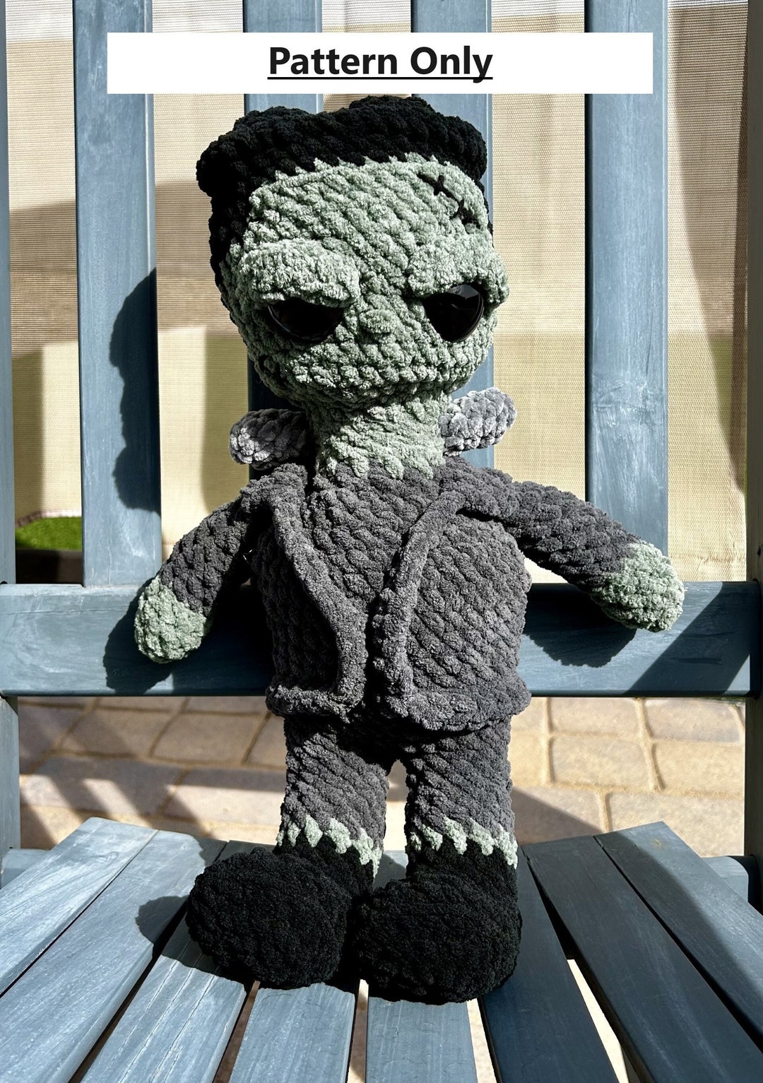 Viktor Plushy, Frankenstein, Frankenstein's Monster Amigurumi, Crochet ...