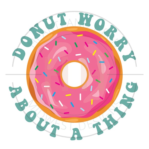 Donut Worry - Etsy