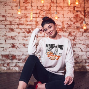 KC Strong PNG | Cowhide Football Shirt Sublimation | Kansas City Strong ...