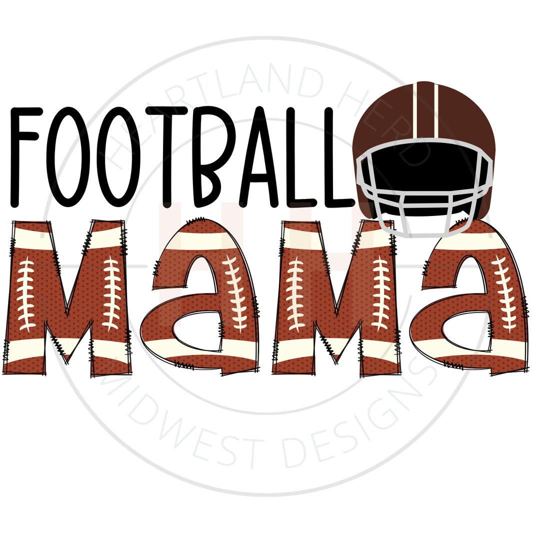 Football Mama PNG | Football Mom Sublimation | Sports Mom Shirt Graphic ...