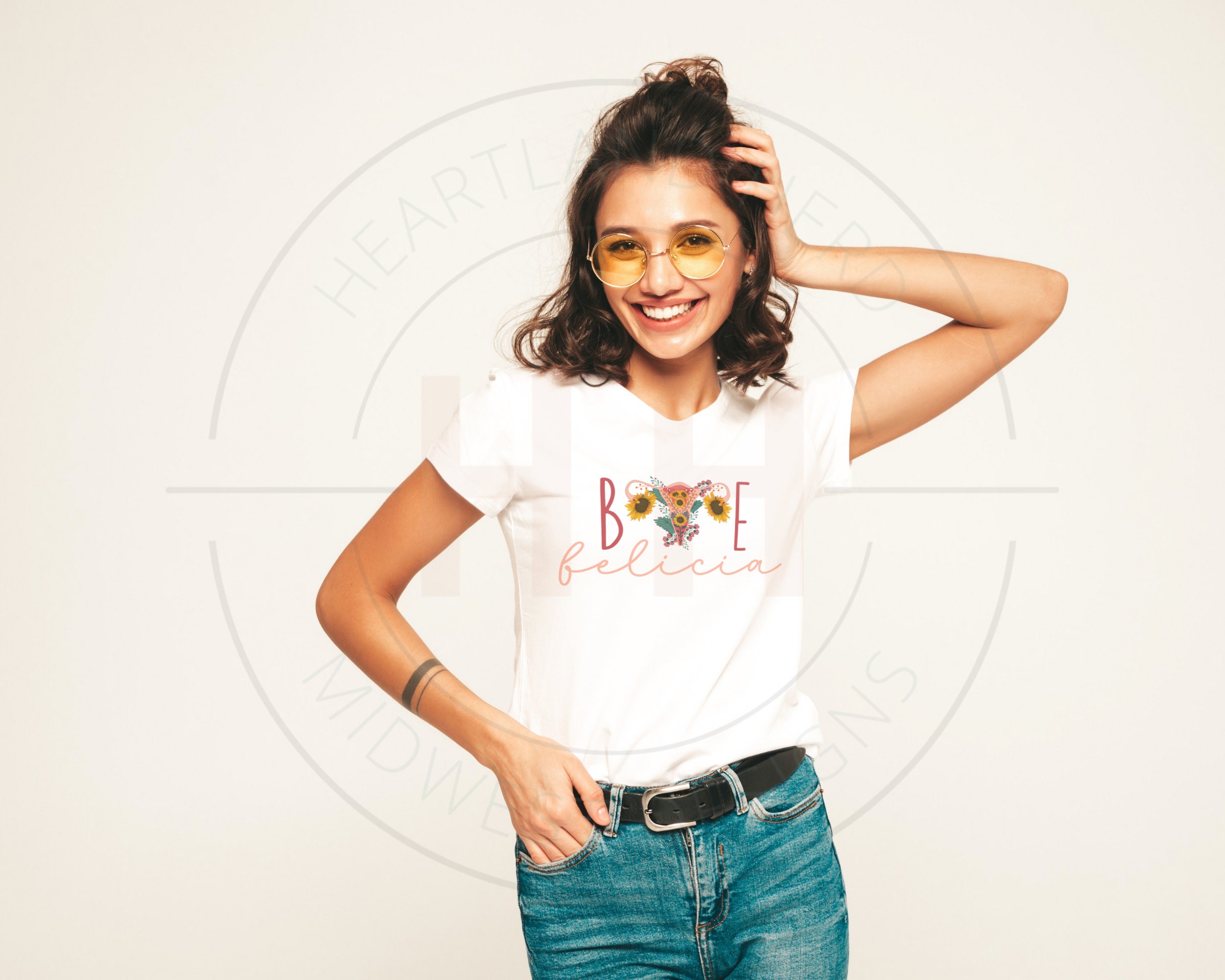 Funny Hysterectomy PNG Floral Uterus Sublimation Bye Felicia Uterus ...