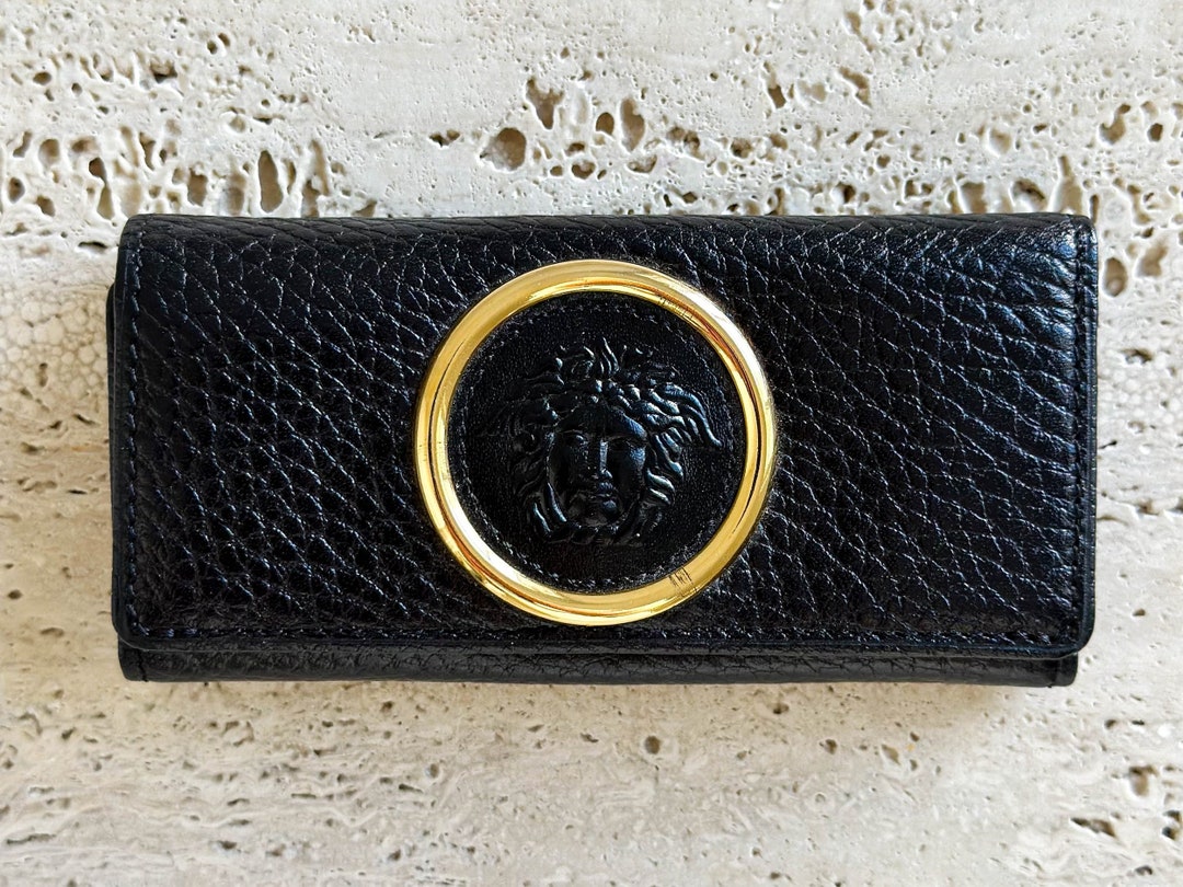 GIANNI VERSACE Vintage Key Holder Medusa Logo Authentic VERSACE 1990's ...