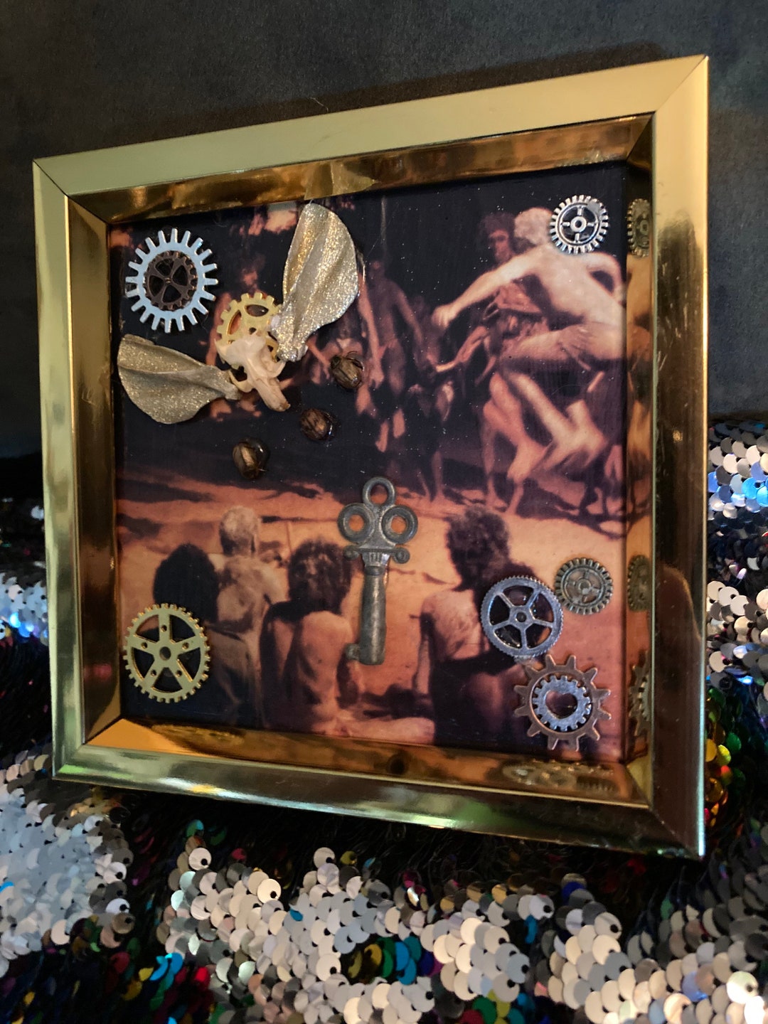 Gold Rat Wings Frame - Etsy