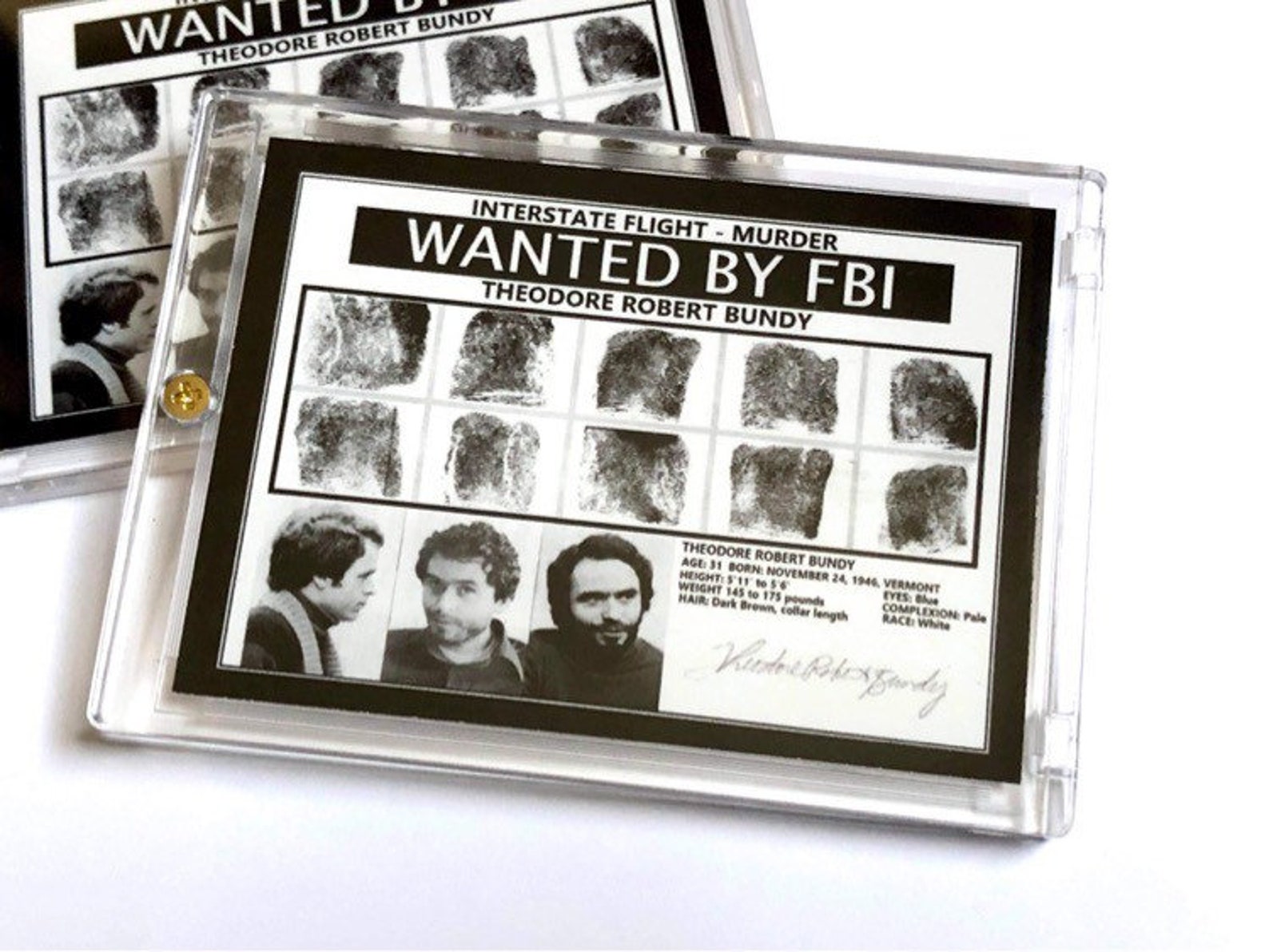 Ted Bundy Fingerprints | Etsy