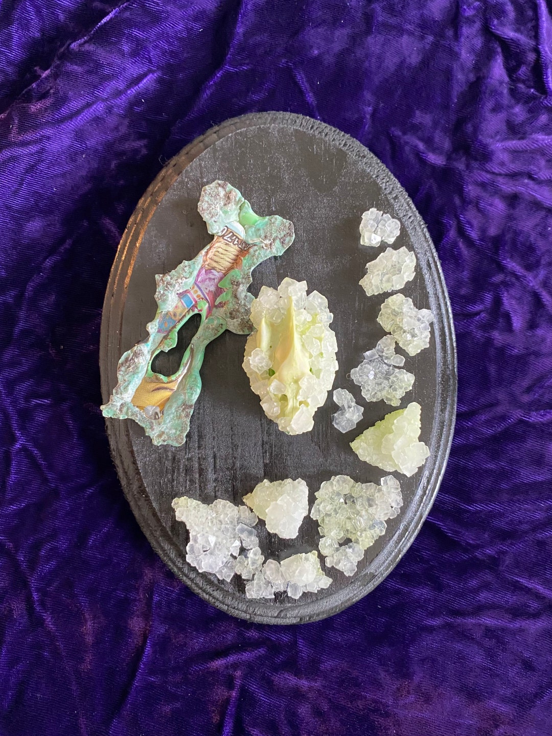 Green Crystallized Turtle Skull Wall Hanging - Etsy