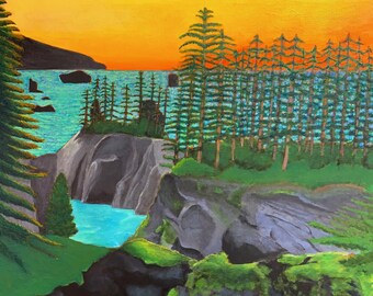 Oregon Painting - Etsy