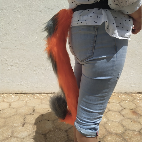 Therian Tail Snow Leopard - Etsy