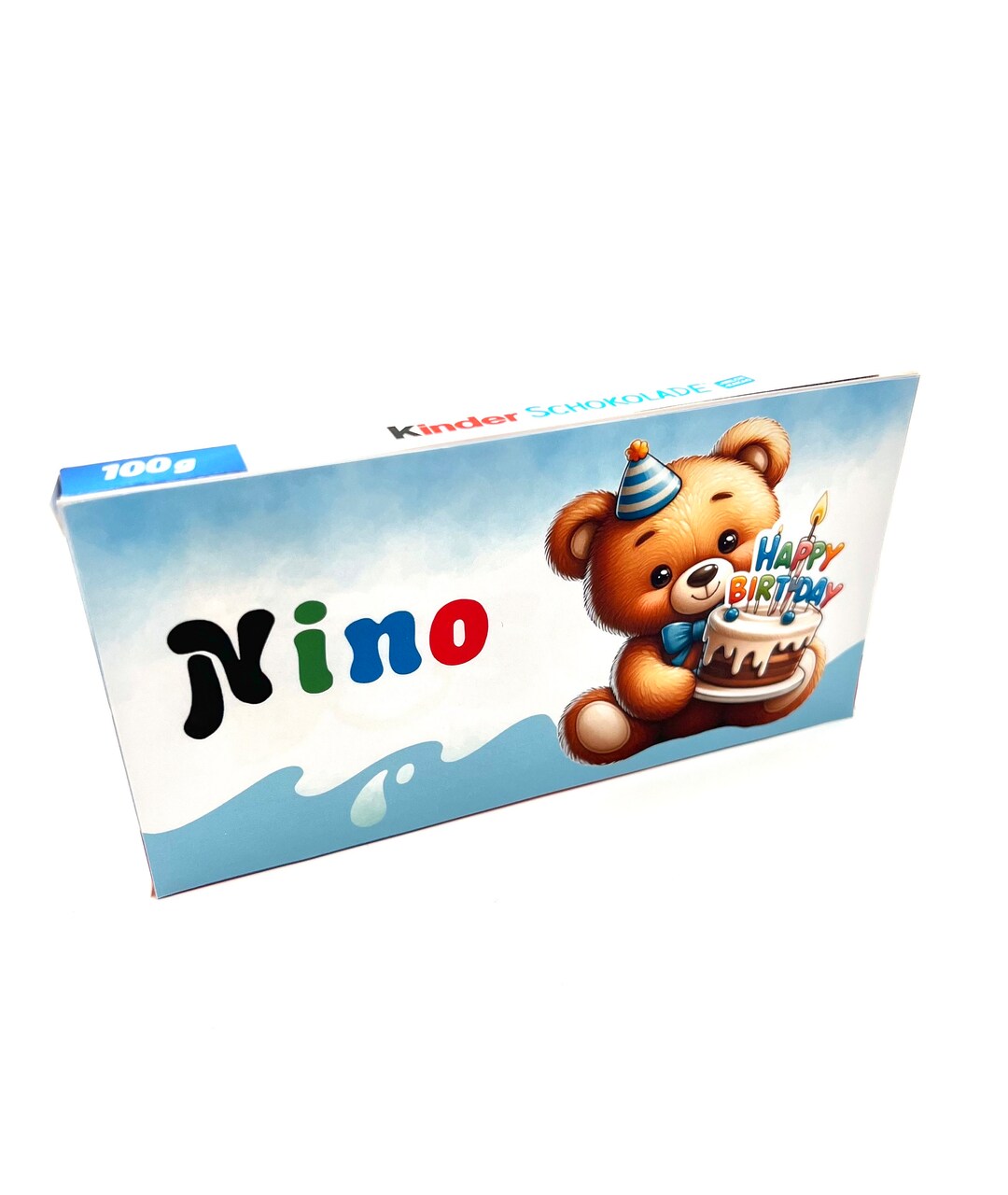 Kinder Chocolate Happy Birthday Teddy Bear Sticker 2 Stickers ...