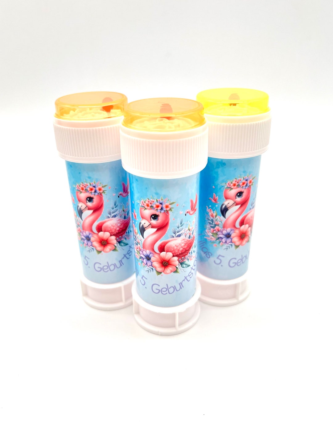 Soap Bubbles Personalize Flamingo Gift Children's Birthday Party Favor ...
