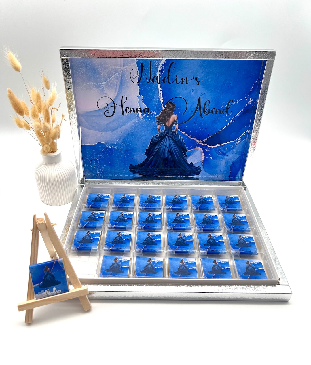 New Chocolate Box Personalized in Henna, Weddings, Engagements, Kina ...