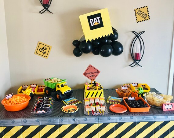 Construction Party Decorations Diy Birthday Inspiration: Construction
