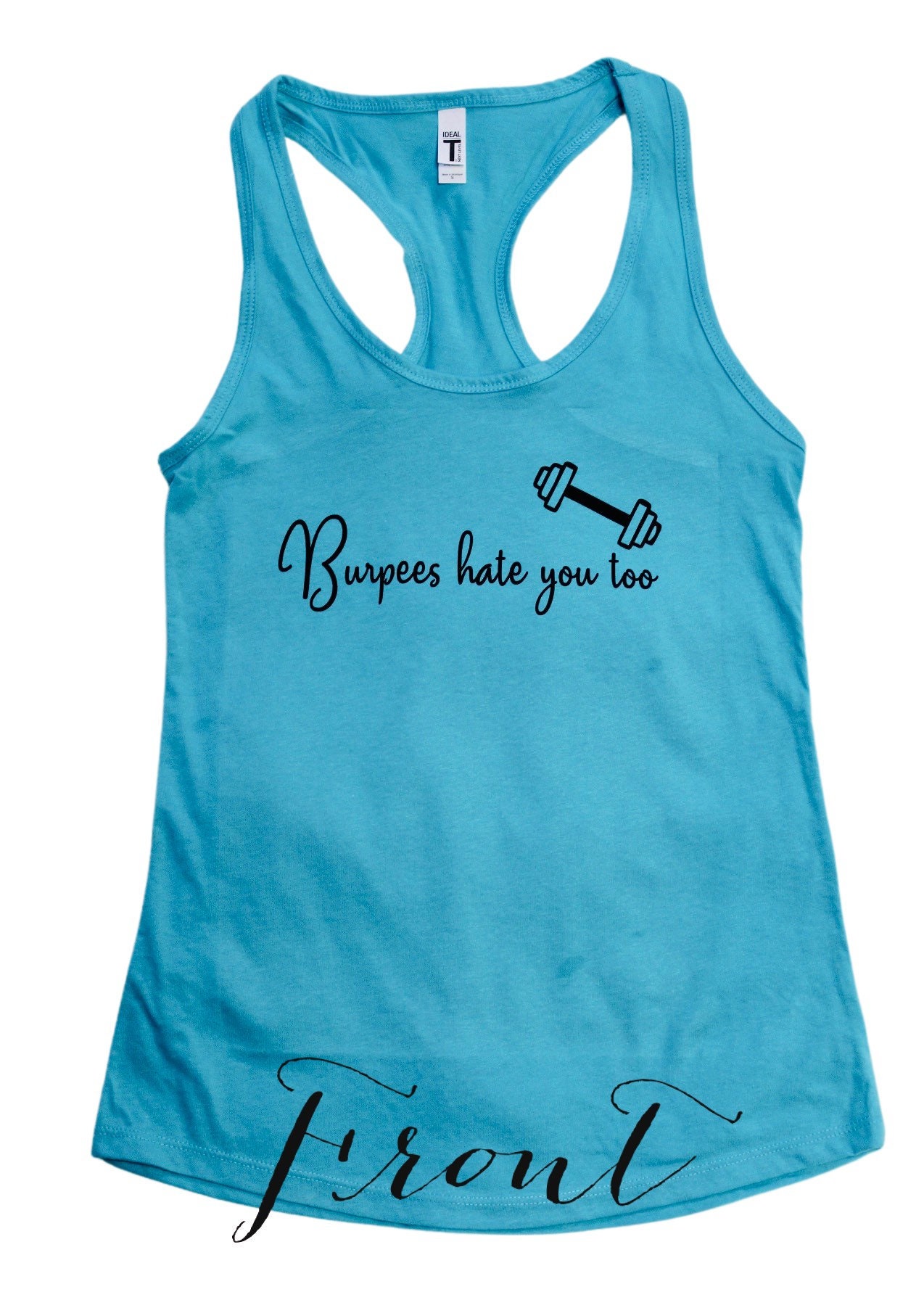 Burpee Workout Tank Gym Shirt Women's Workout Shirt | Etsy