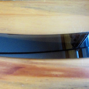 468 Translucent SMOKE Vintage Straight Razor REPLACEMENT SCALES (handle ...