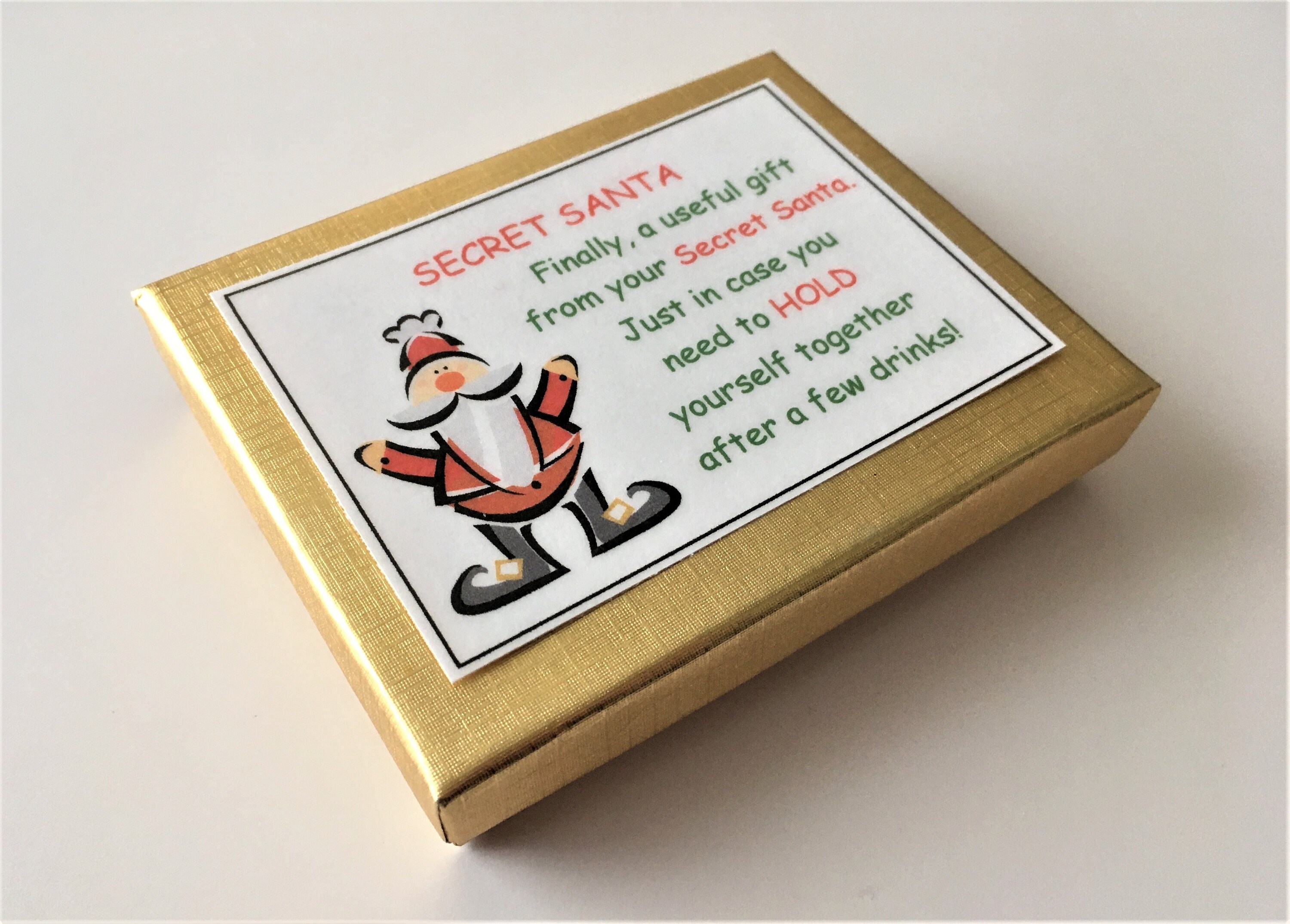 Secret Santa Christmas Joke - Paperclip. Santa Elf. Fun Festive Present ...