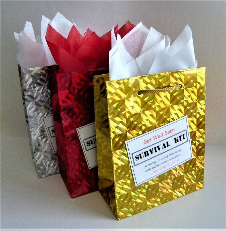 Get Well Soon Survival Kit - Novelty Gift, Laughter is the Best Medine ...