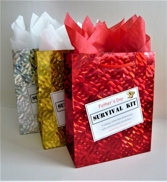 Fathers Day Survival Kit Fun Novelty Gift Cute Present | Etsy