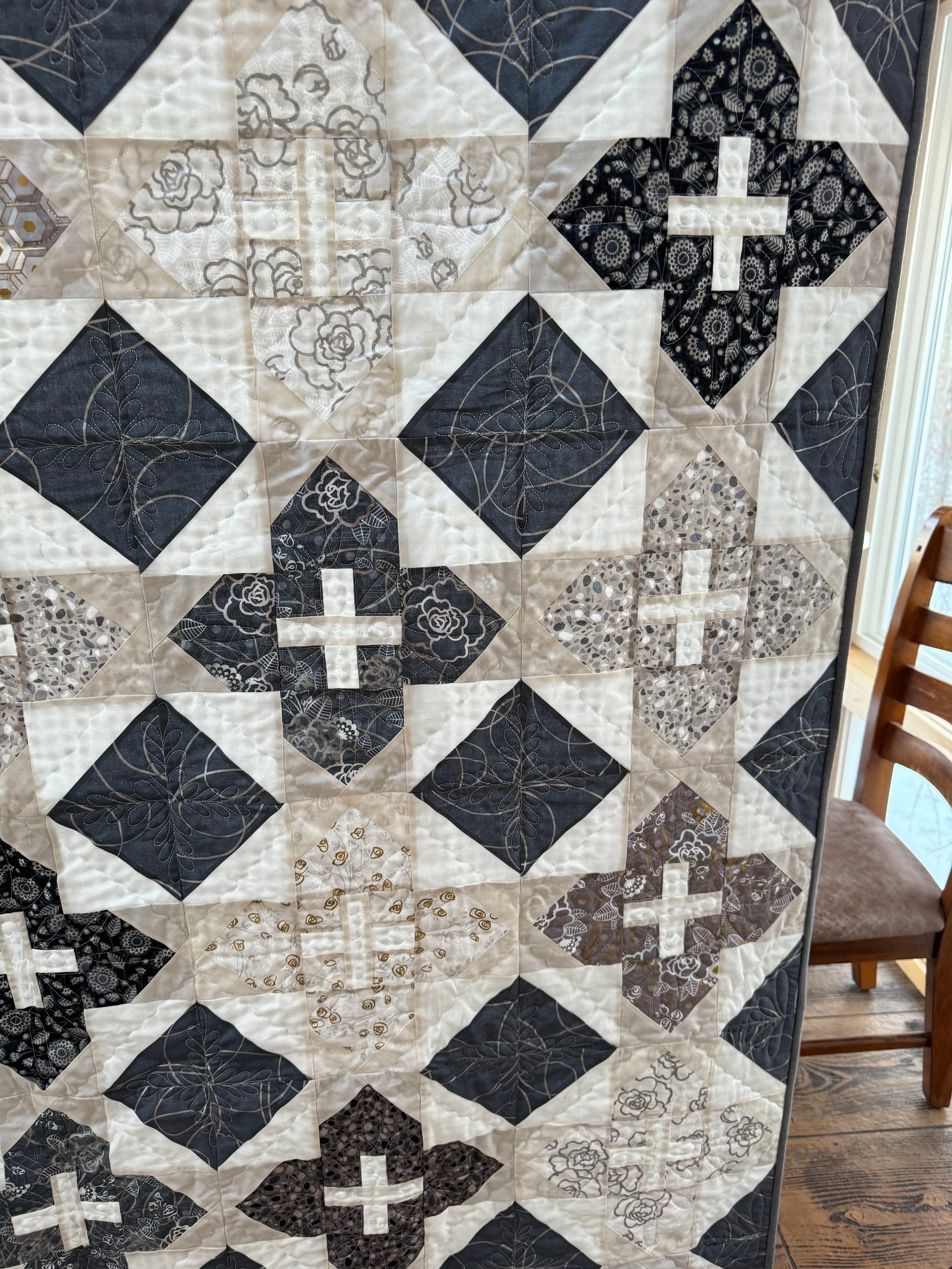 Stones Throw Piecework Quilt for Sale - Etsy