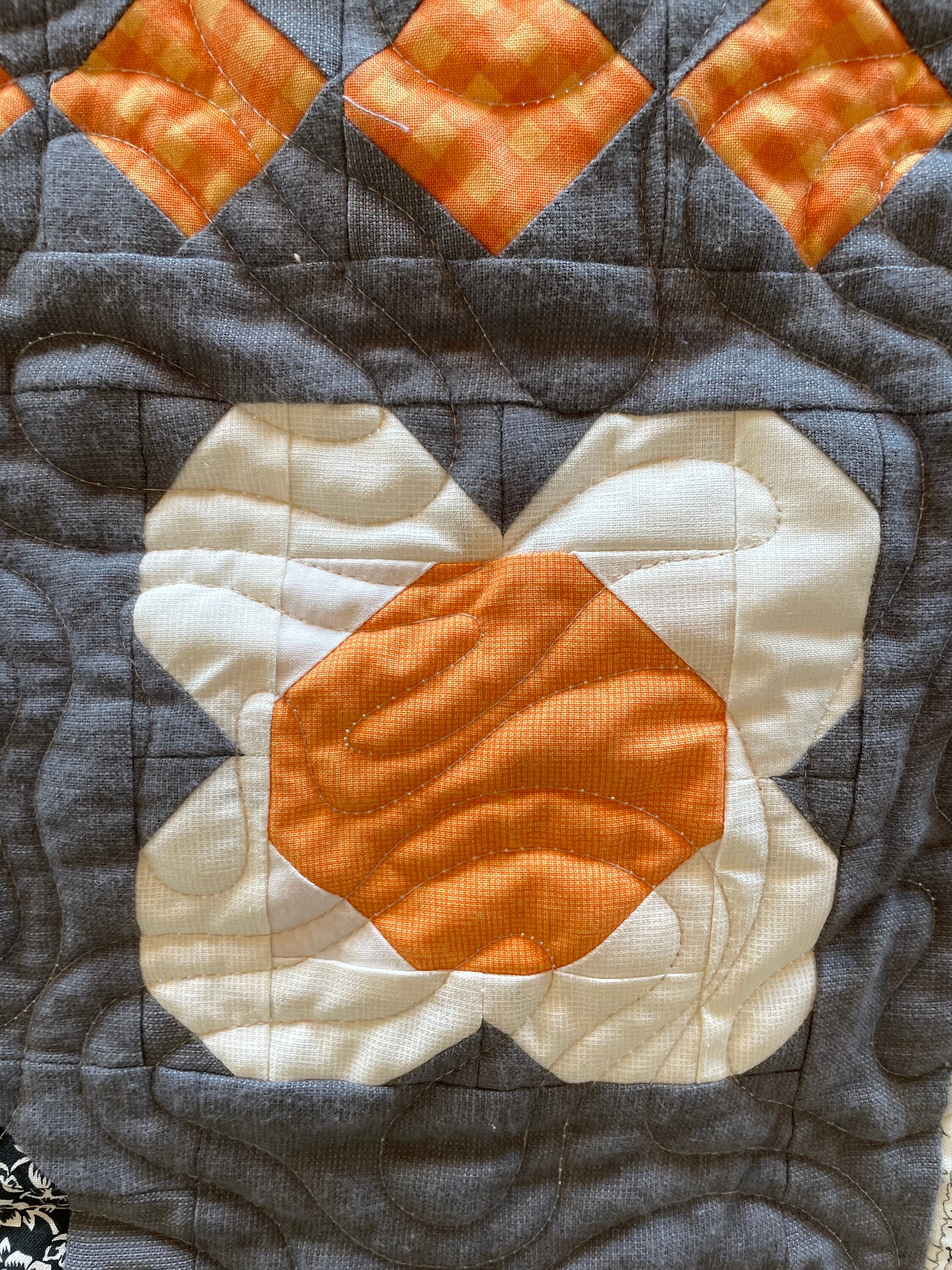 Patchwork Pumpkin Piecework Quilt for Sale - Etsy