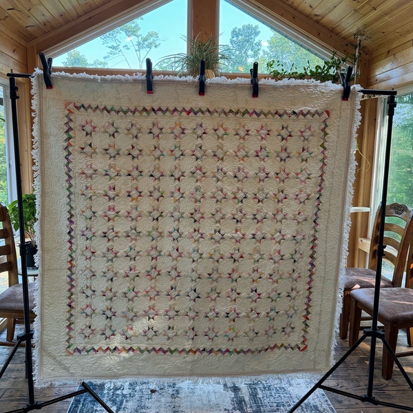 Prettiest House on the Block Piecework Quilt for Sale - Etsy