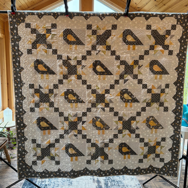 Bird Quilt Block - Etsy