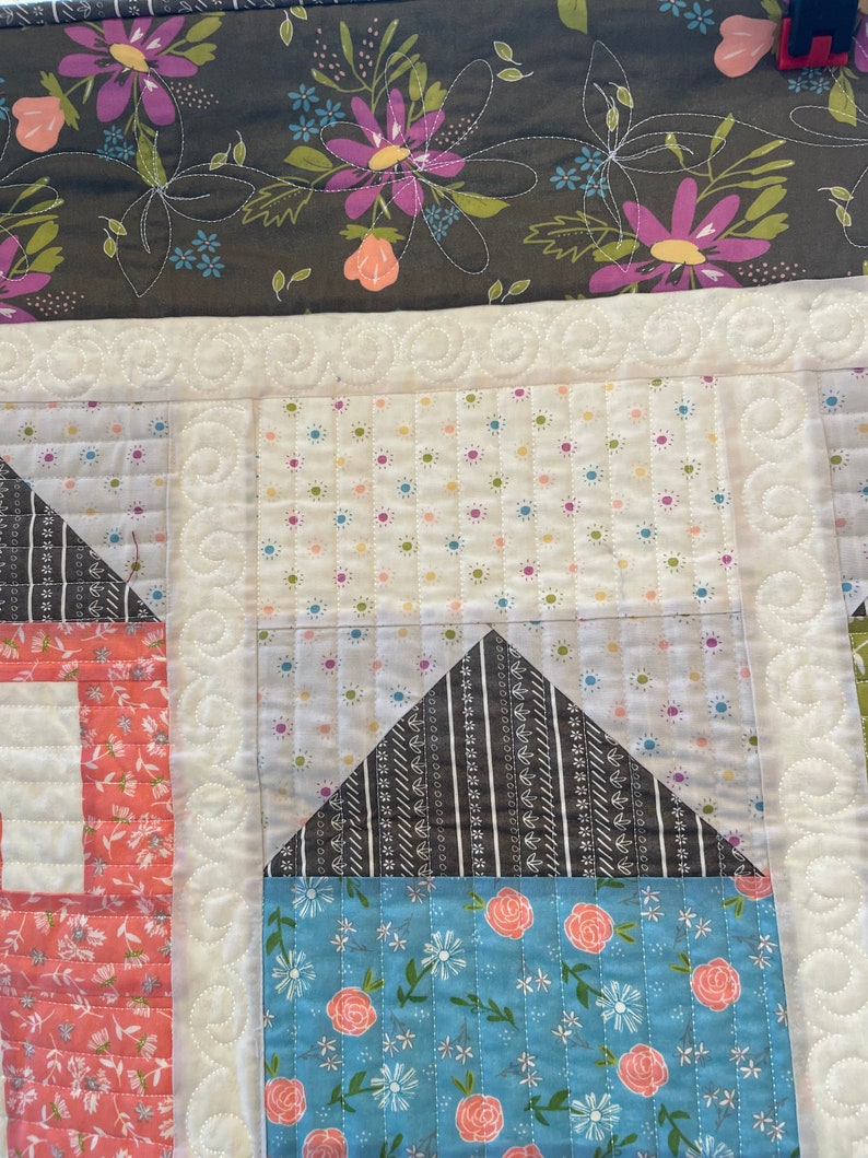 Neighborhood Piecework Quilt for Sale - Etsy